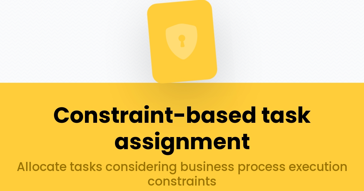 Constraint Based Task Assignment